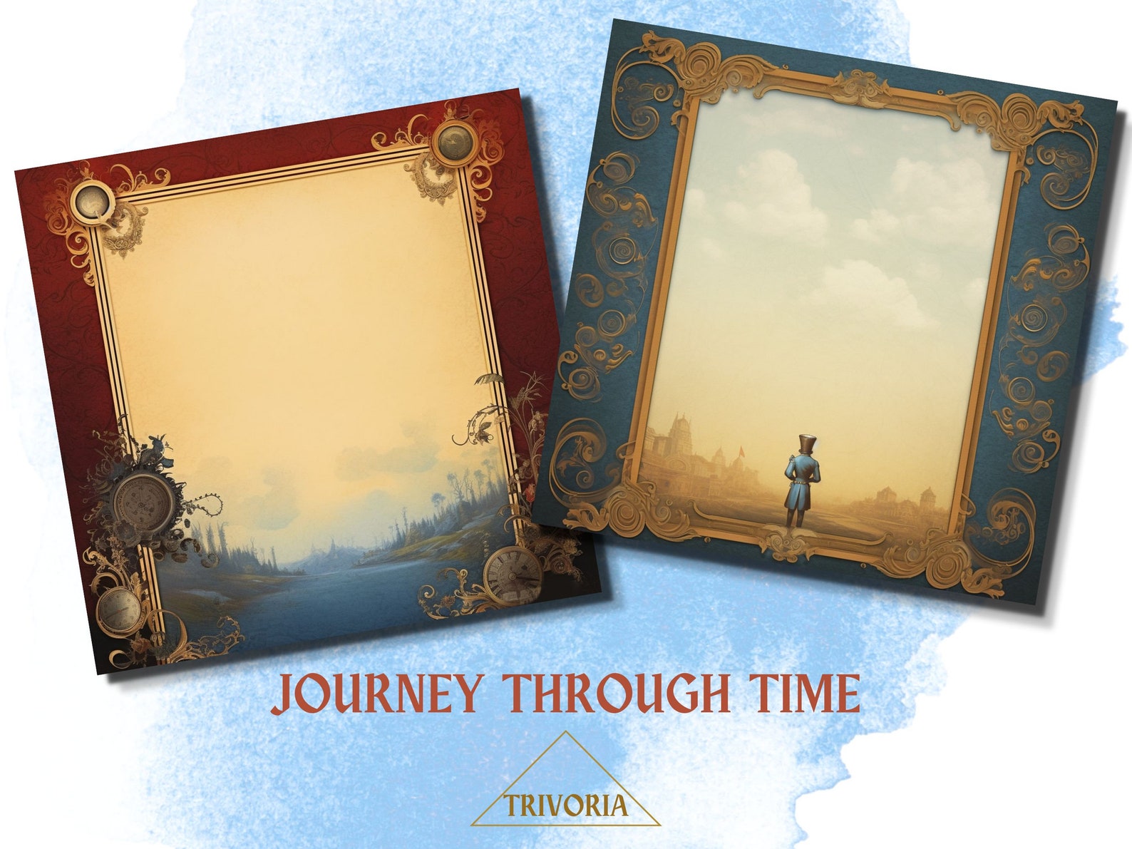 Vintage Medieval Illuminated Border Papers: Art Nouveau, Renaissance ...