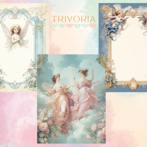 Victorian and Baroque Angels: Medieval Clipart, Church & Fairy ...