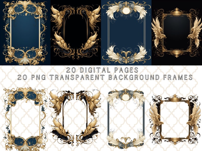 Vintage Frame Clipart PNG Ornate Gold Frames Home Decor Spartan, Avian ...
