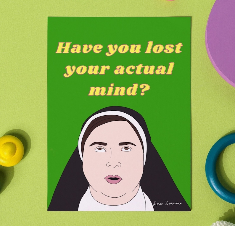 Sister Michael / Derry Girls / Siobhan Mcsweeney / Digital - Etsy Sister Michael / Derry Girls / Siobhan Mcsweeney / Digital - Etsy
