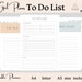 Printable to Do List, PDF, Planner Checklist, Instant Download, Pink ...