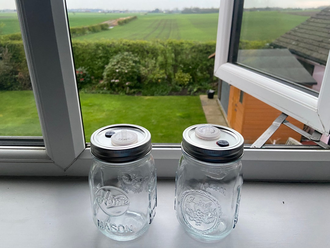 Culture Jar 500ml With Self Healing Injection Port and Syringe Filter ...