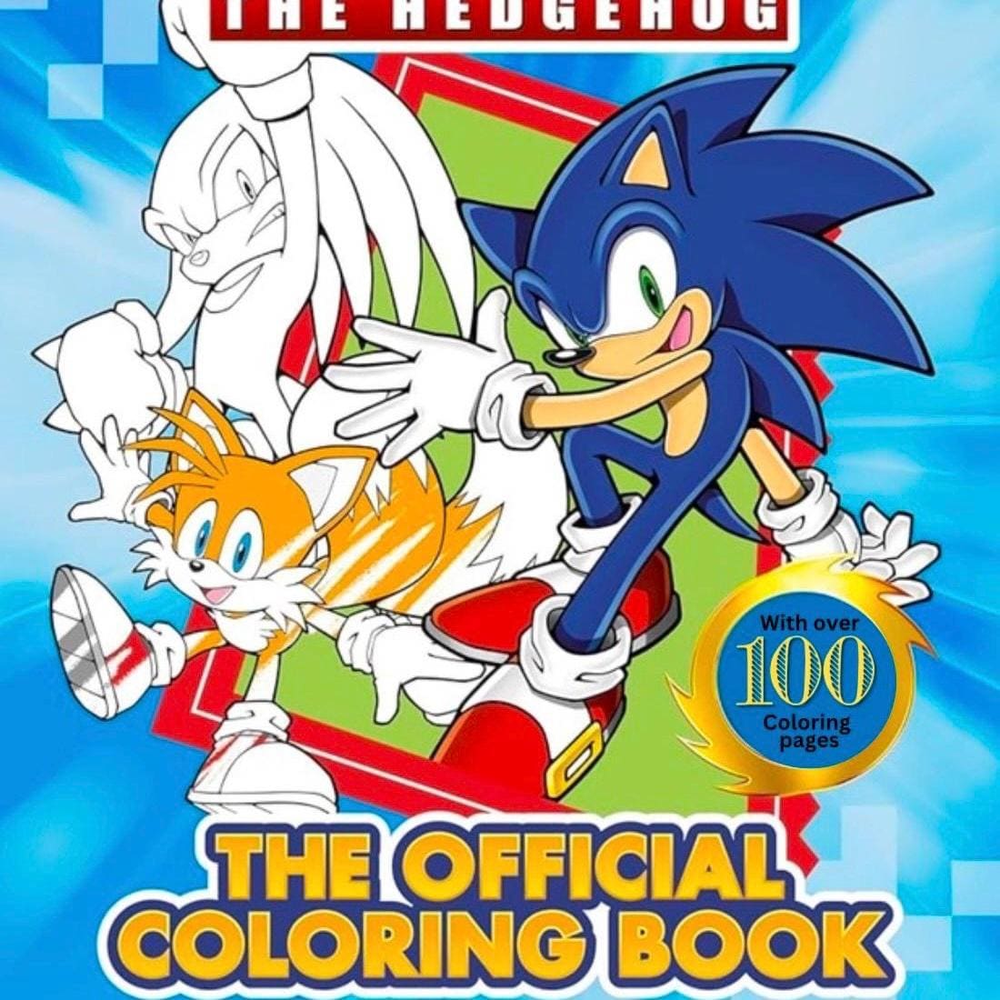 80 SONIC Coloring Pages /sonic Printable Coloring Sheets for Kids / A4 ...