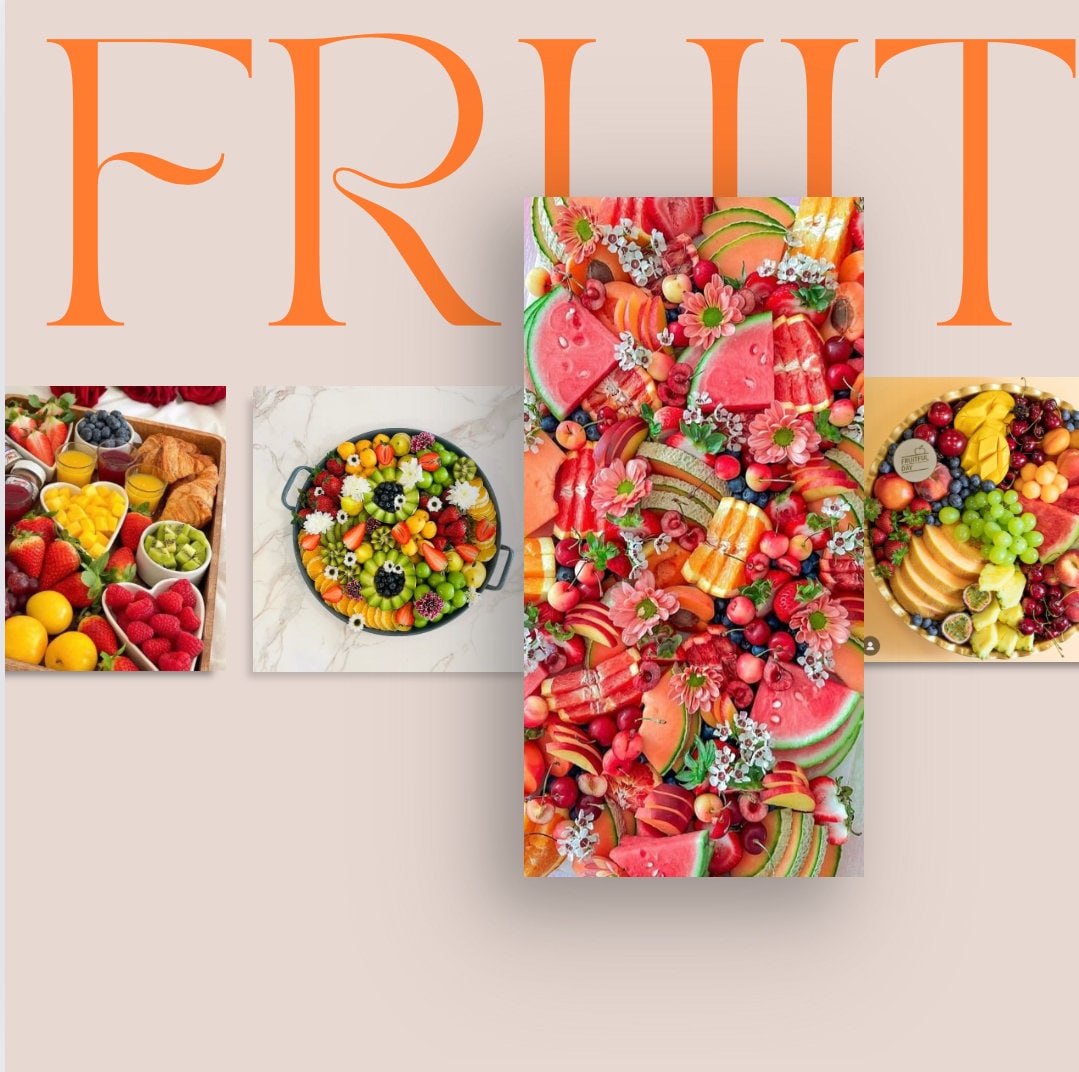 Recipe Fruit Platter Cookbook Ebook Digital Perfect Fruit Boards Inspo ...