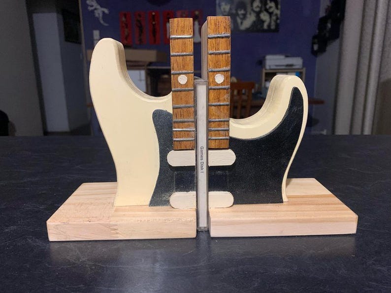 Electric Guitar Bookends - Etsy Australia