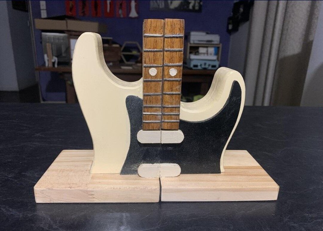 Electric Guitar Bookends - Etsy Australia