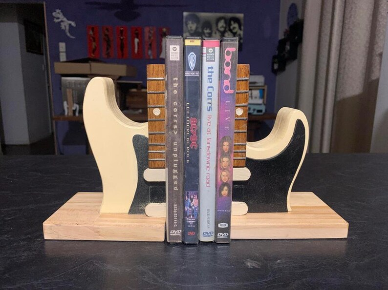 Electric Guitar Bookends - Etsy Australia