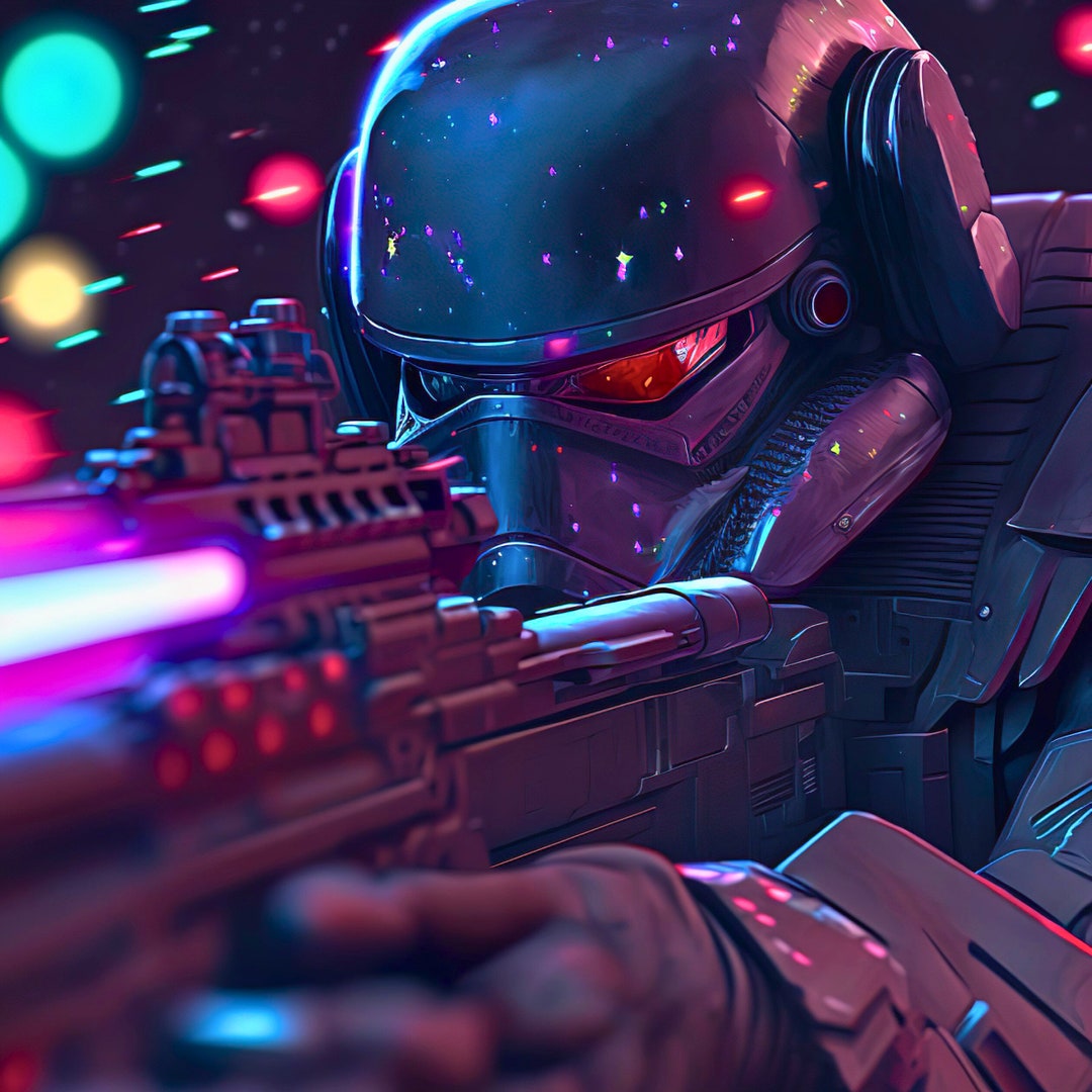 Beautiful Death Trooper Laser Printable Poster, Starwars - Etsy