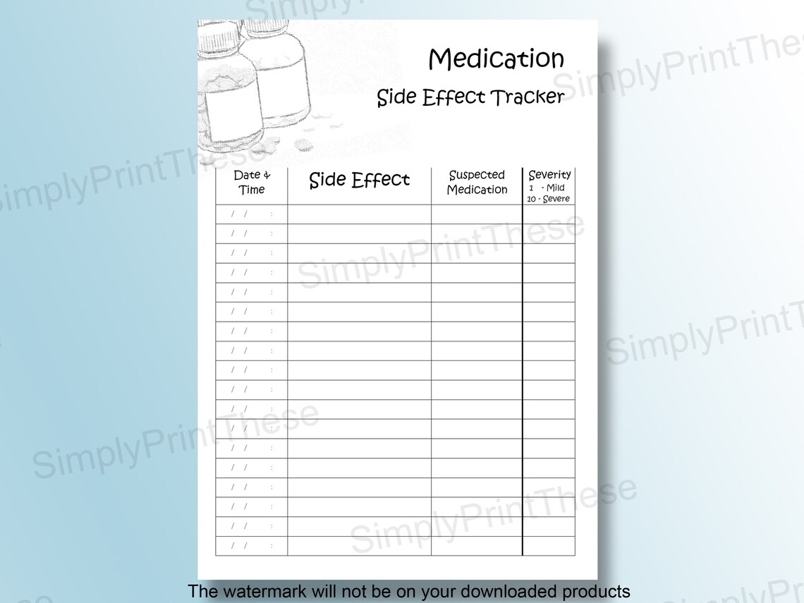 Never Forget to Take Your Medicine With These Printable - Etsy
