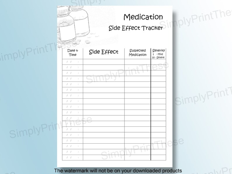Never Forget to Take Your Medicine With These Printable Medicine ...