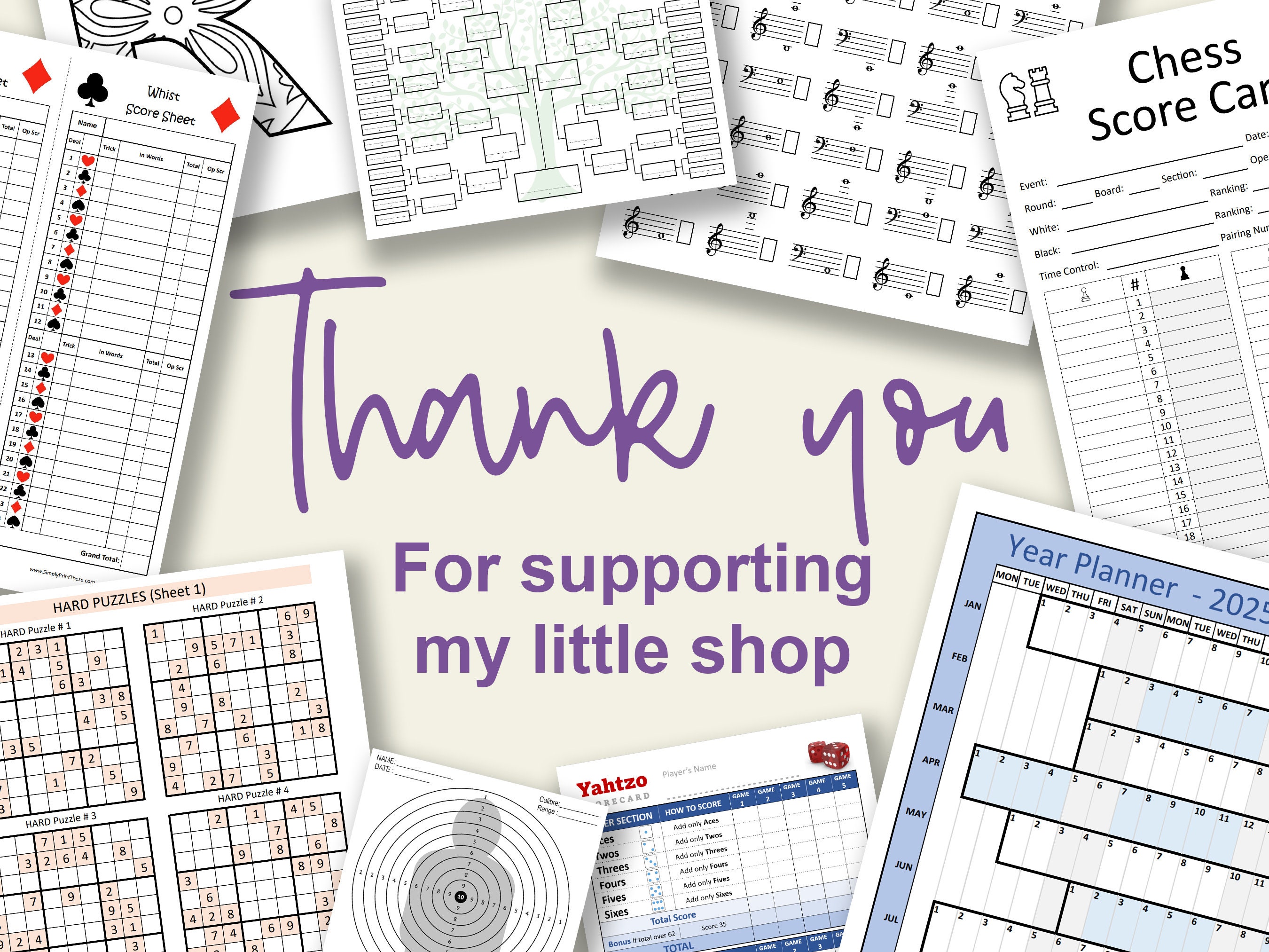 Printable 2024, 2025 and 2026 Calendar Bundle 2024-26 Organisers ...