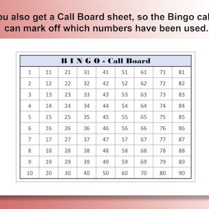 Printable Bingo Cards: 6300 Unique Sheets With Call Board (digital ...