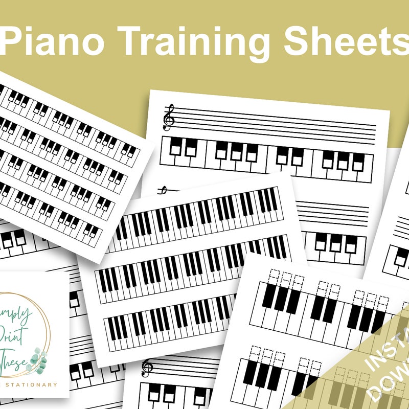 Piano Blank Sheet Music - Etsy