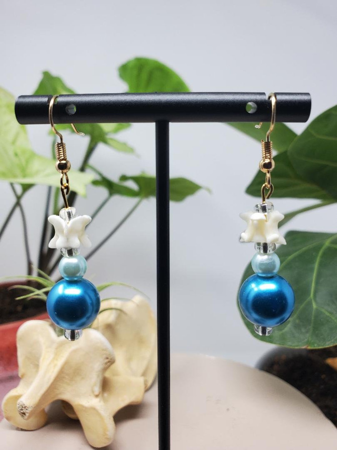 White Lipped Python Vertebrae Earrings Be the Most Elegant - Etsy