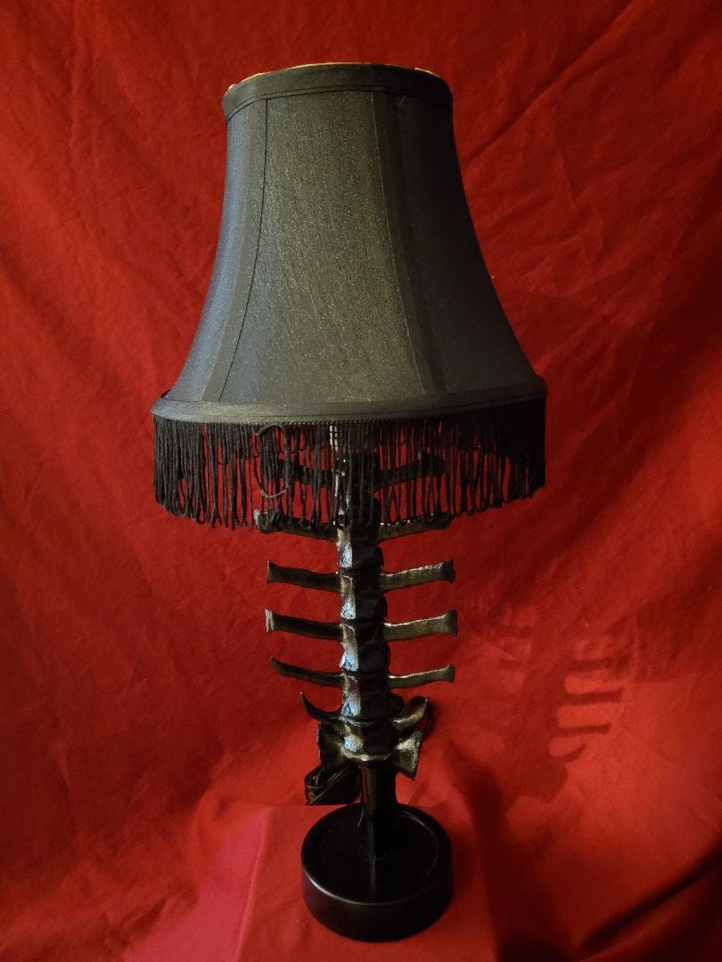 Boar Vertebrae Desk Lamp. 20 Handmade Desk Lamp Using - Etsy