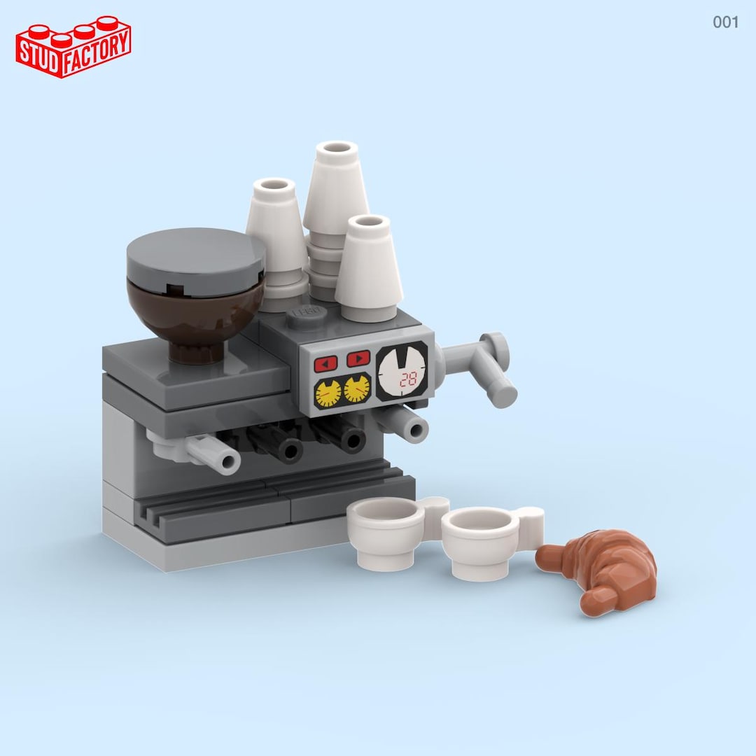 Modern Barista Coffee Machine – Custom Lego Kit - Etsy