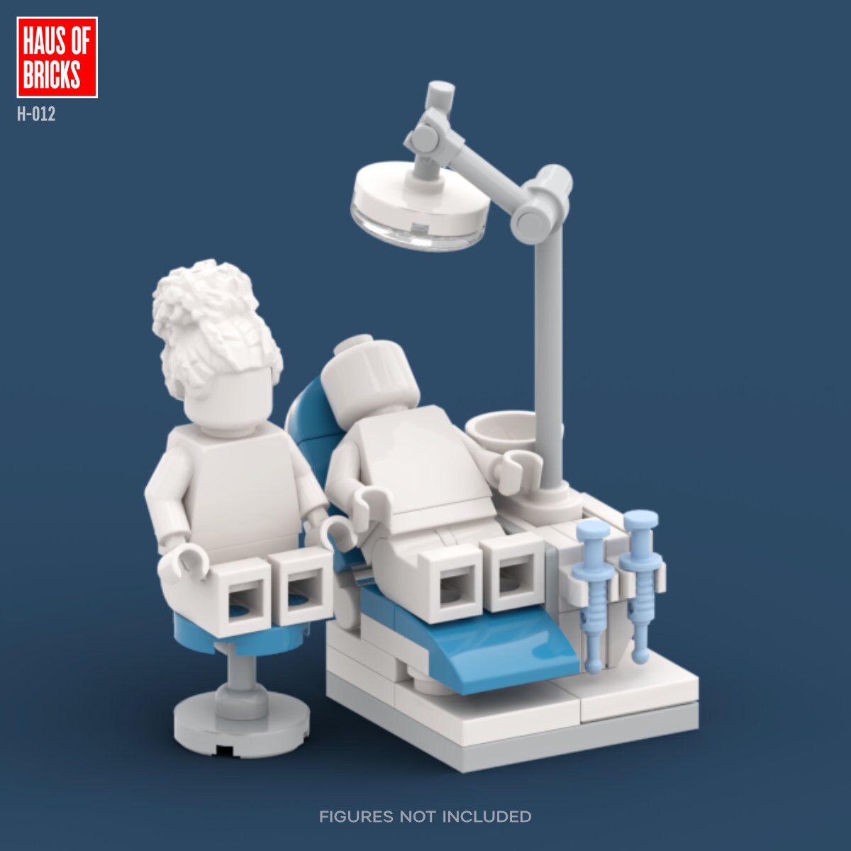 Dentist Patient Chair minifigure-scale Custom Kit Made With Real Lego ...