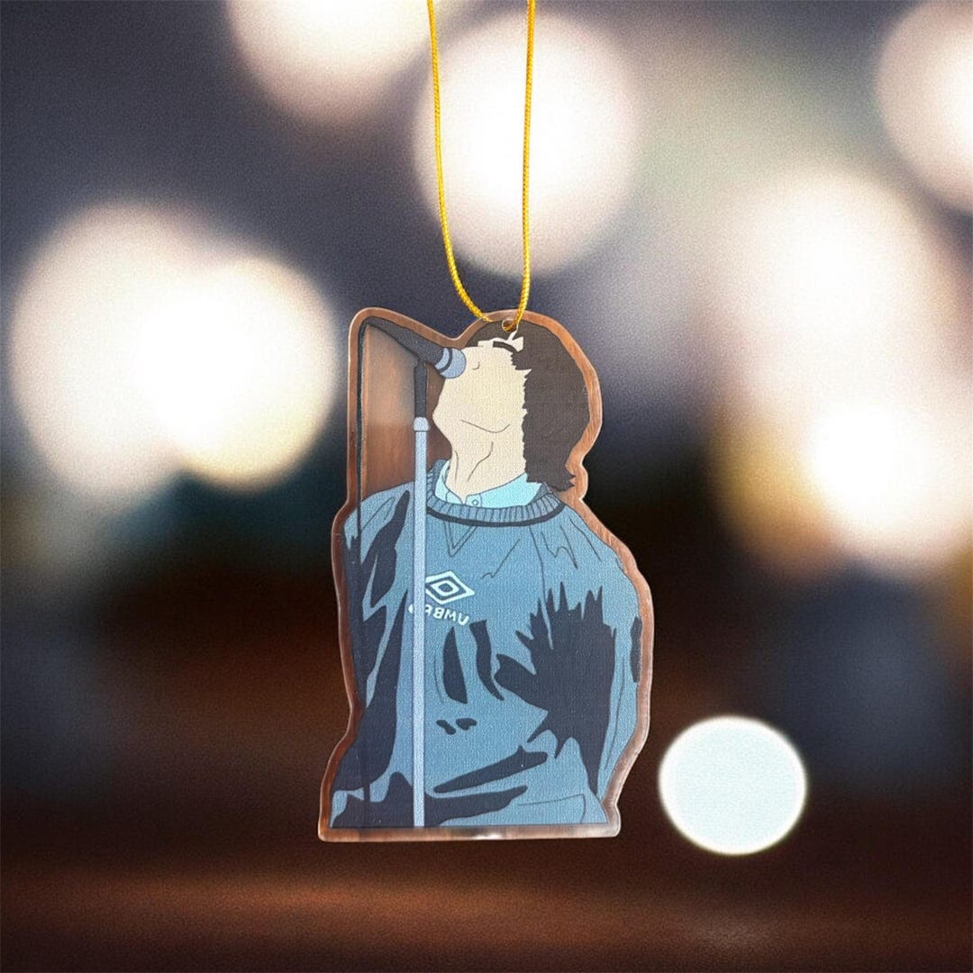 Oasis Inspired Christmas Ornament, Britpop Tree Decoration, Gallagher ...