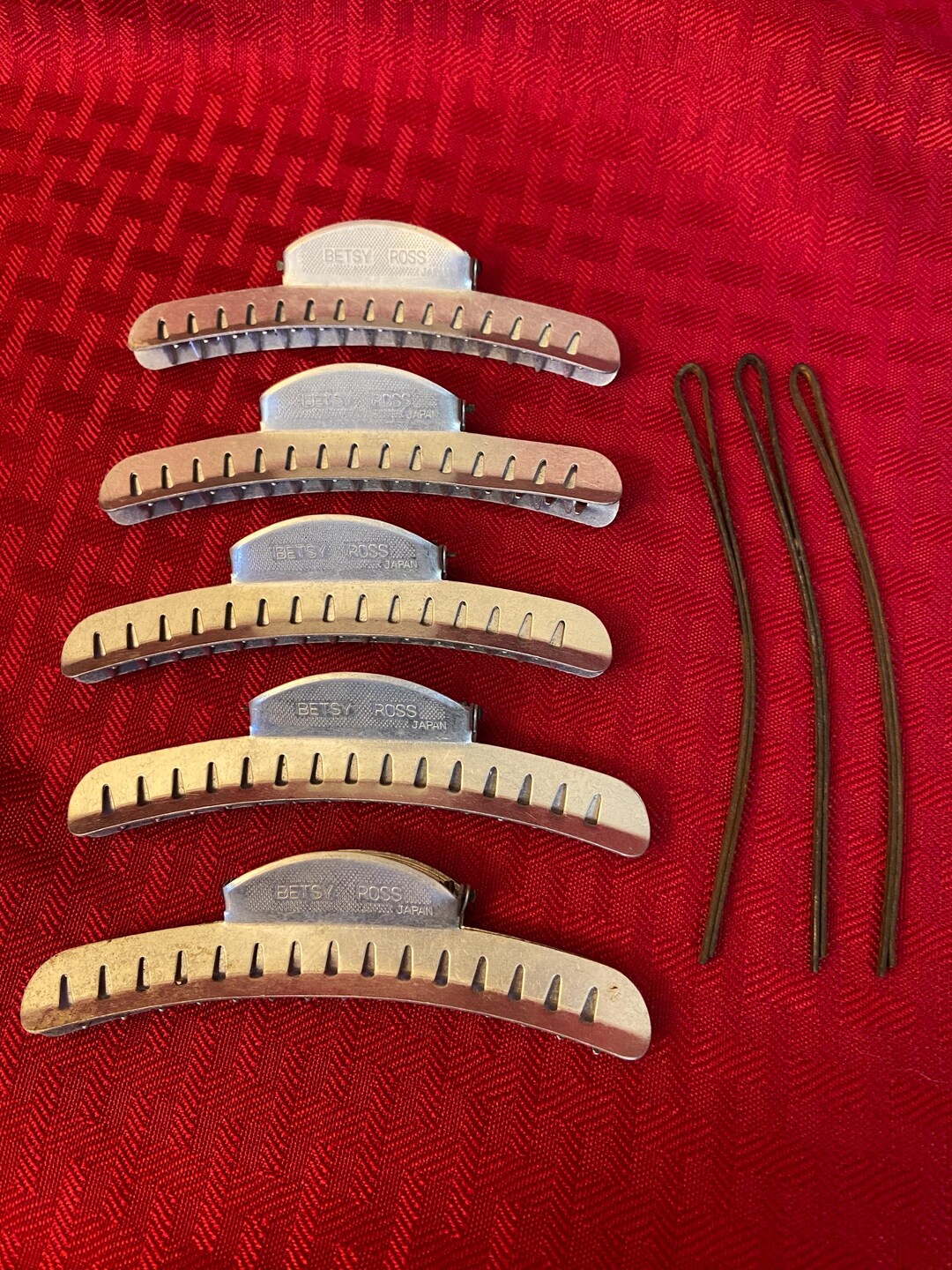 Vintage Betsy Ross Hair Waver Clips and Bobby Pins - Lot of 8 - Etsy