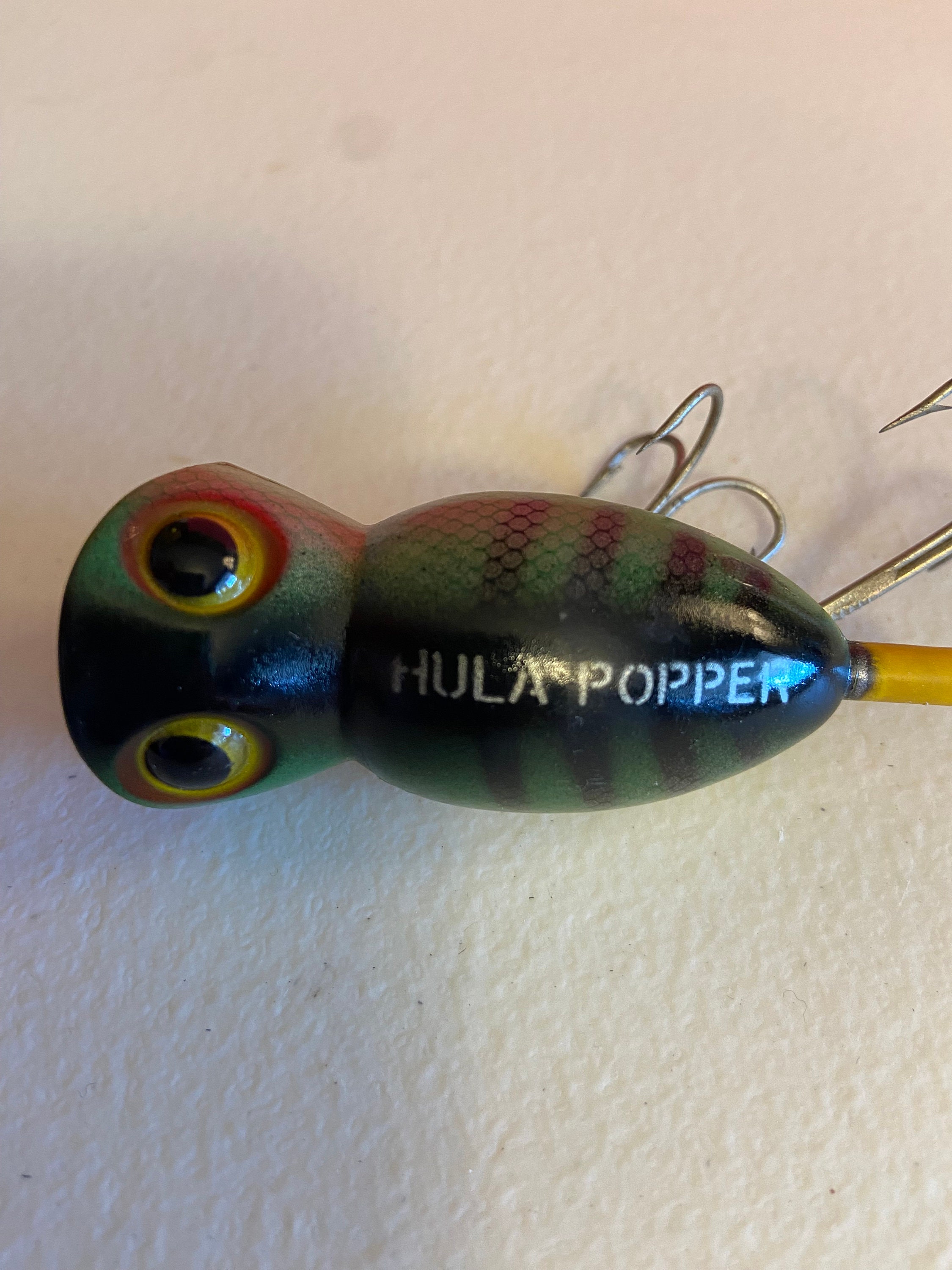 Vintage Hula Popper Lure, Yellow Belly, Never Used. - Etsy