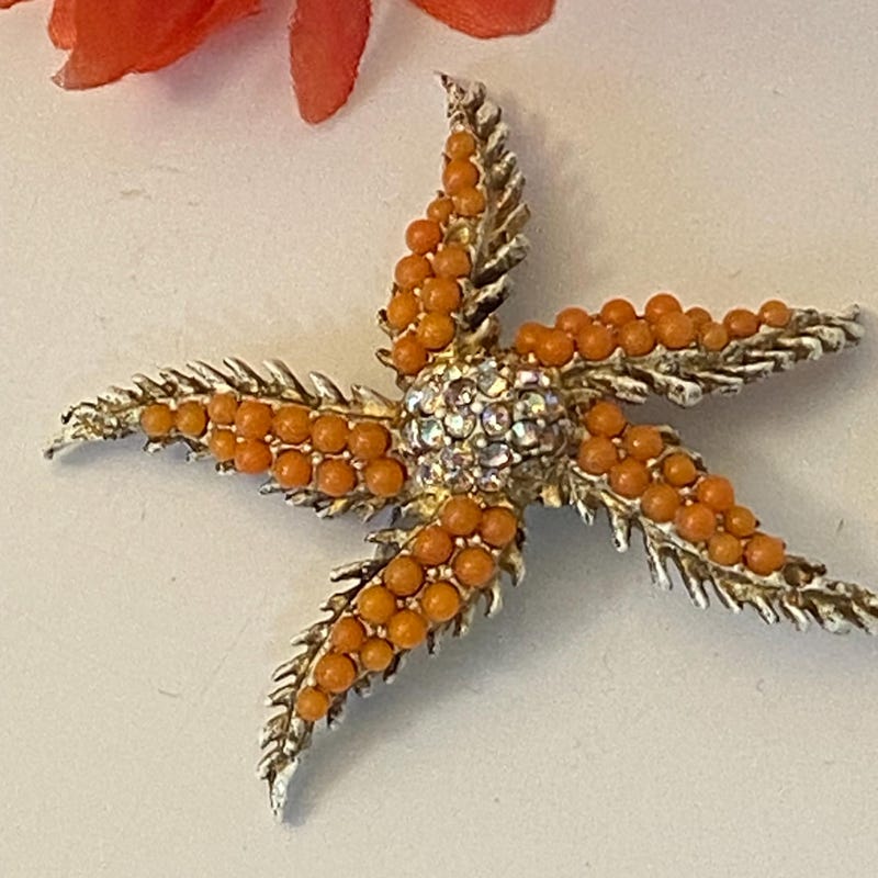 Starfish Brooch - Etsy