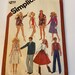 Barbie and Ken Wardrobe to Sew. Simplicity 5807. Used, All Pieces Here ...