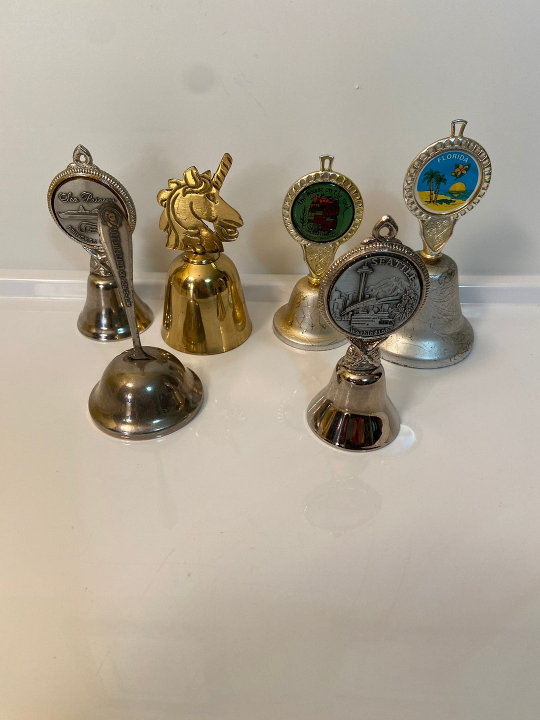 Lot of 6 Bells. Please See Pictures and Description for Details. - Etsy