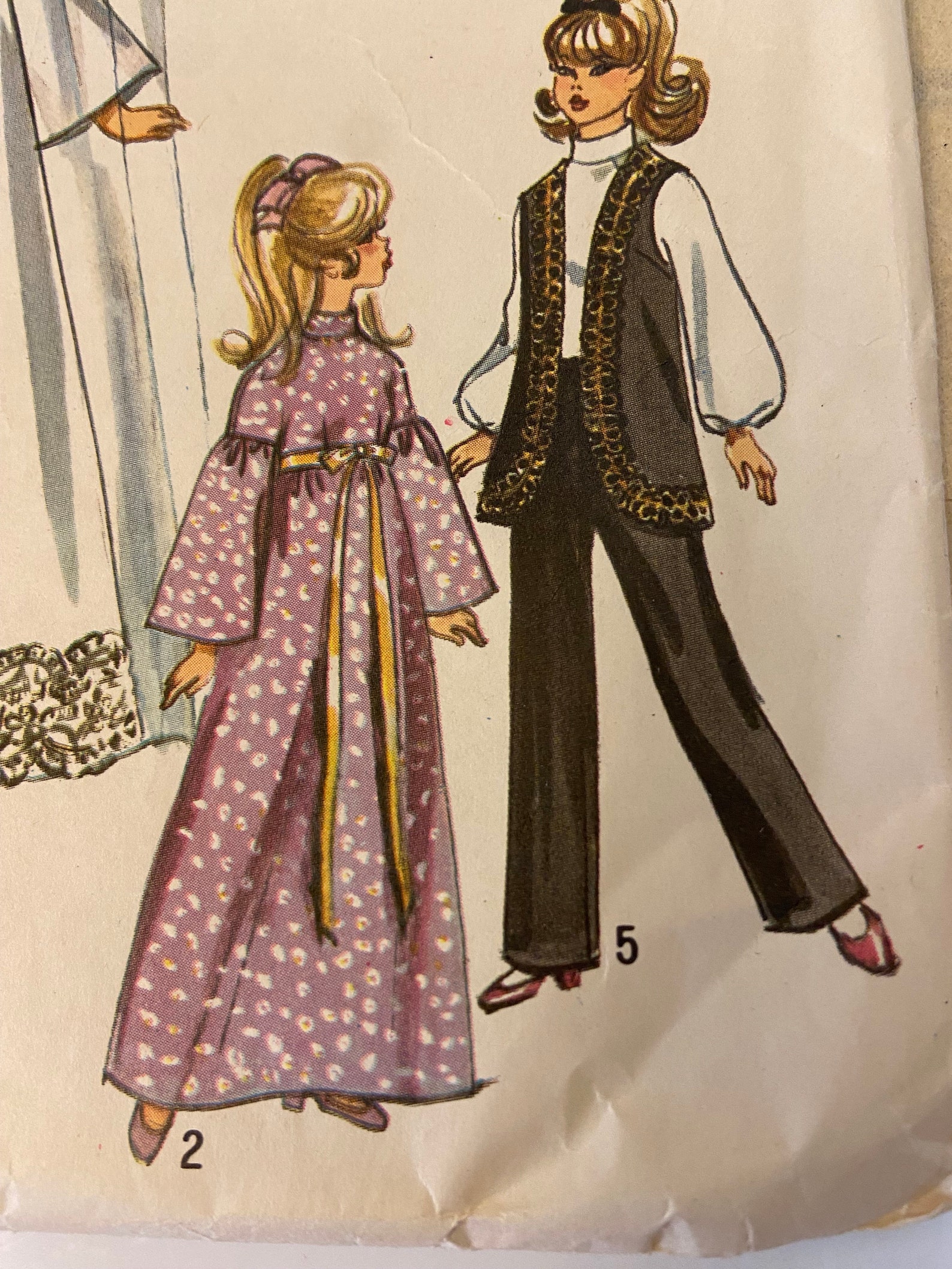 Barbie Wardrobe Sewing Pattern. Simplicity 9097. Used, All Pieces Here ...