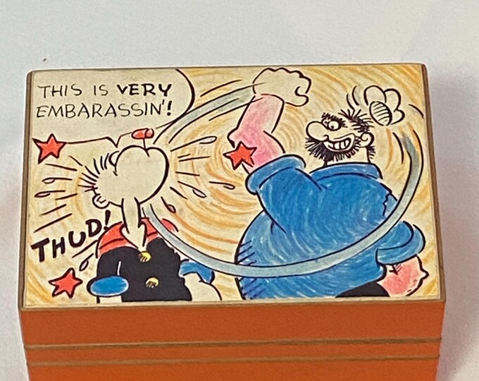 1973 Popeye and Bluto Music Box. Plays “the Godfather” Works See Video ...