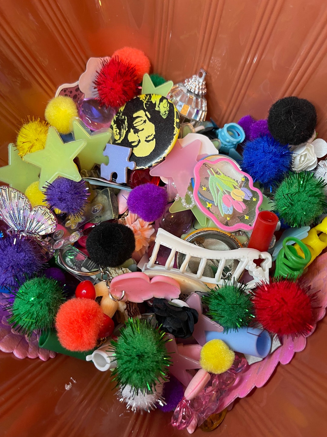 Trinkets: Fun & Colorful Aka girl Confetti READ - Etsy