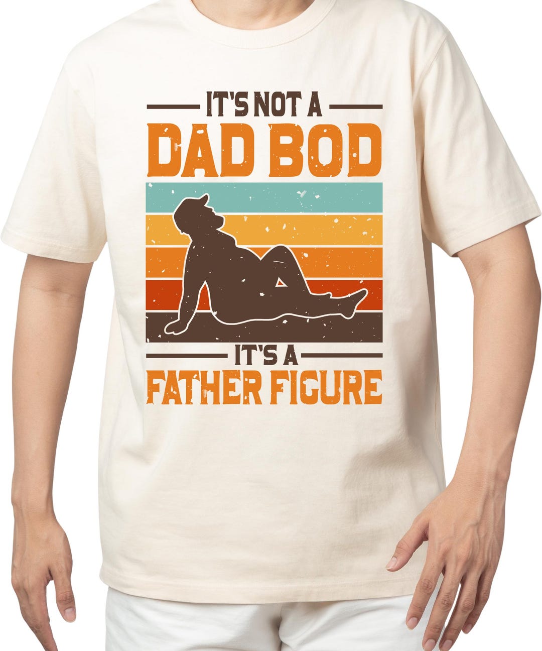 No es un cuerpo de papá, es una figura paterna. Camiseta Comfort Colors ...
