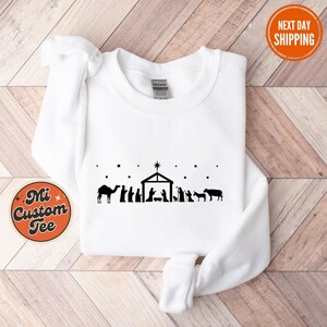 Nativity Scene Sweater, Christian Christmas Sweatshirt, True Story ...