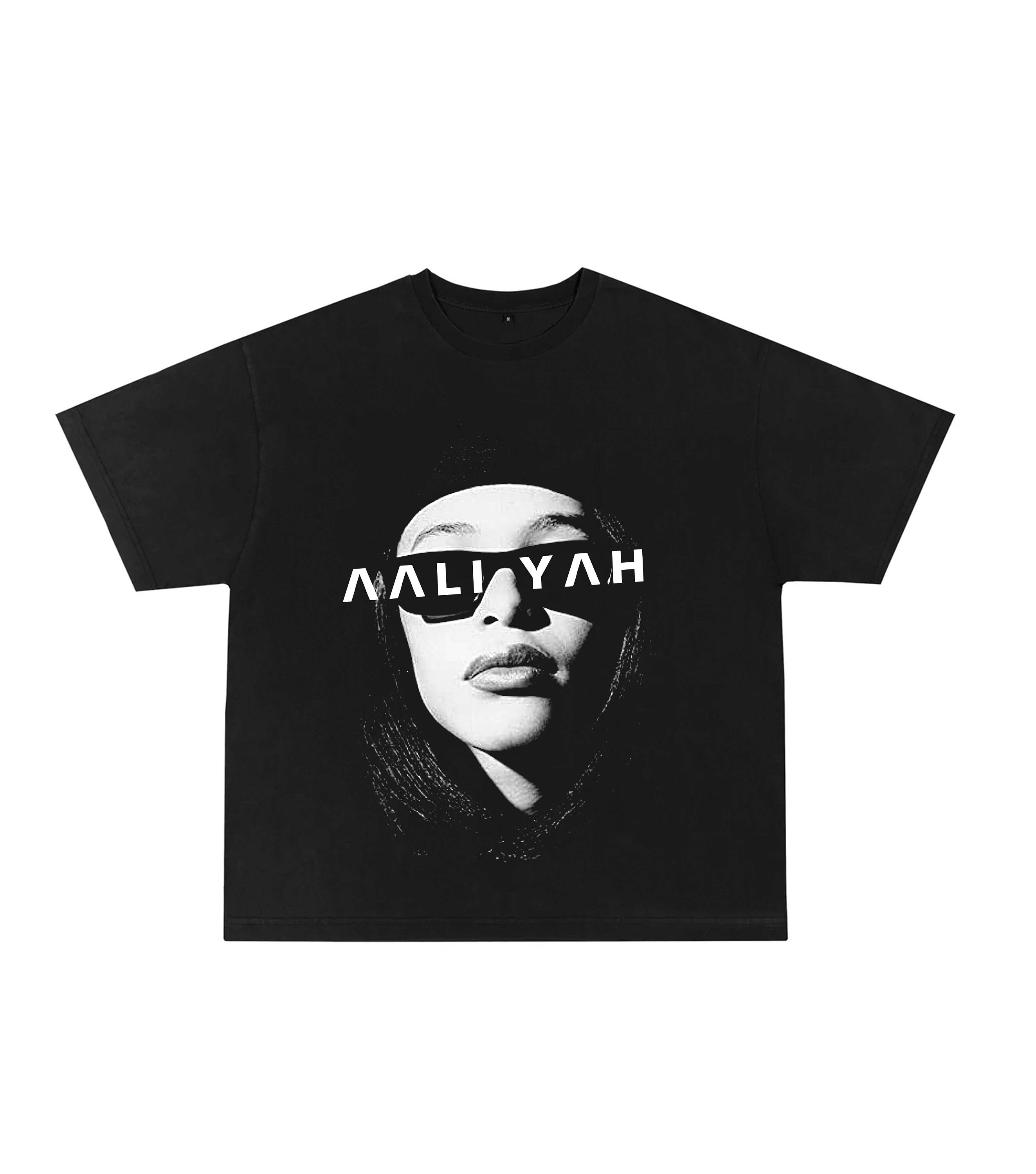 Aaliyah Minimal Black T Shirt Design PNG Instant Download - Etsy