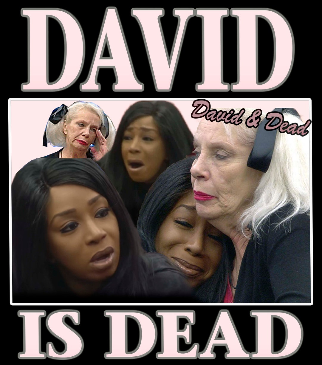 David is Dead T Shirt Design PNG Instant Download - Etsy UK