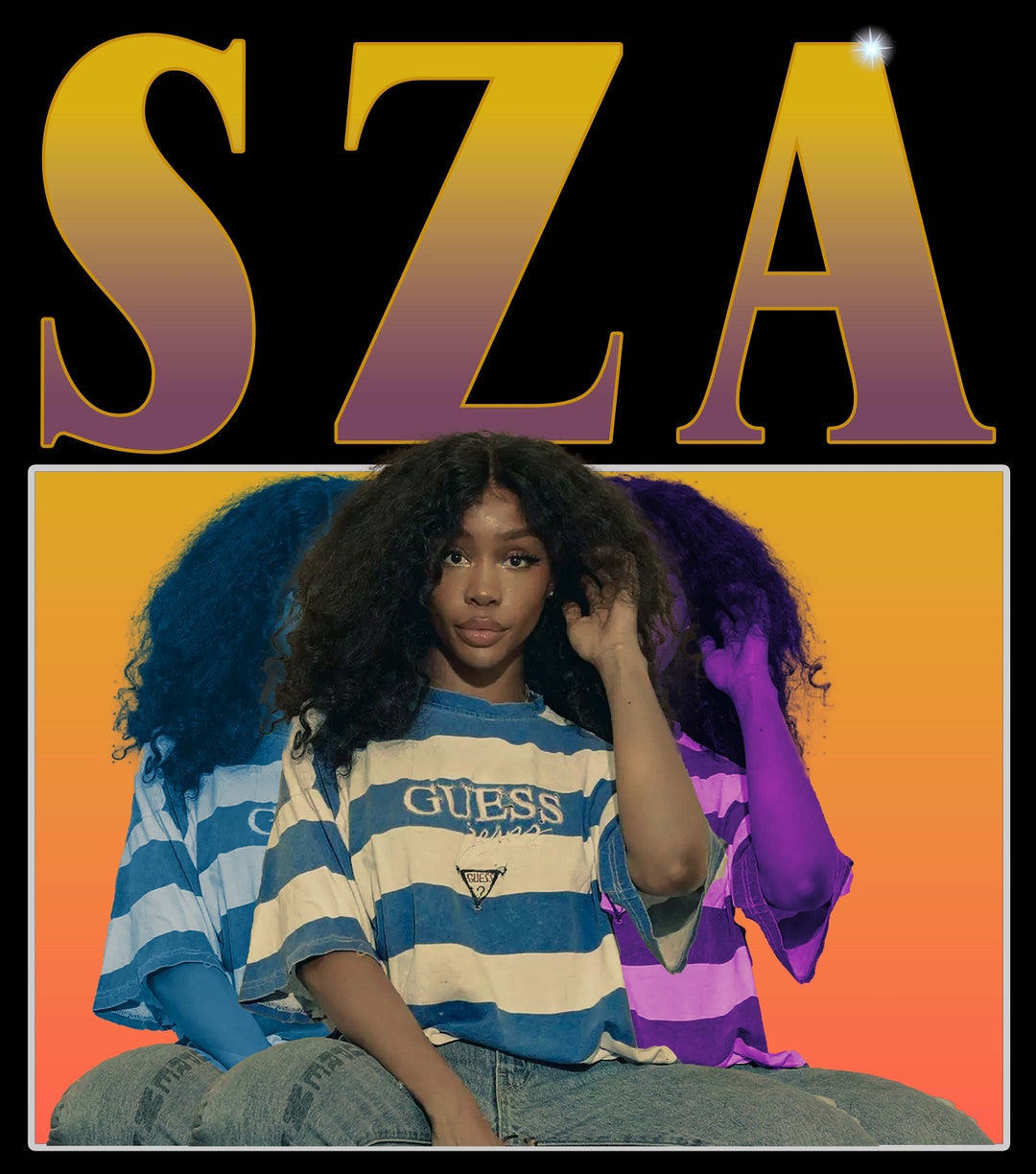 SZA T Shirt Design PNG Instant Download - Etsy Australia