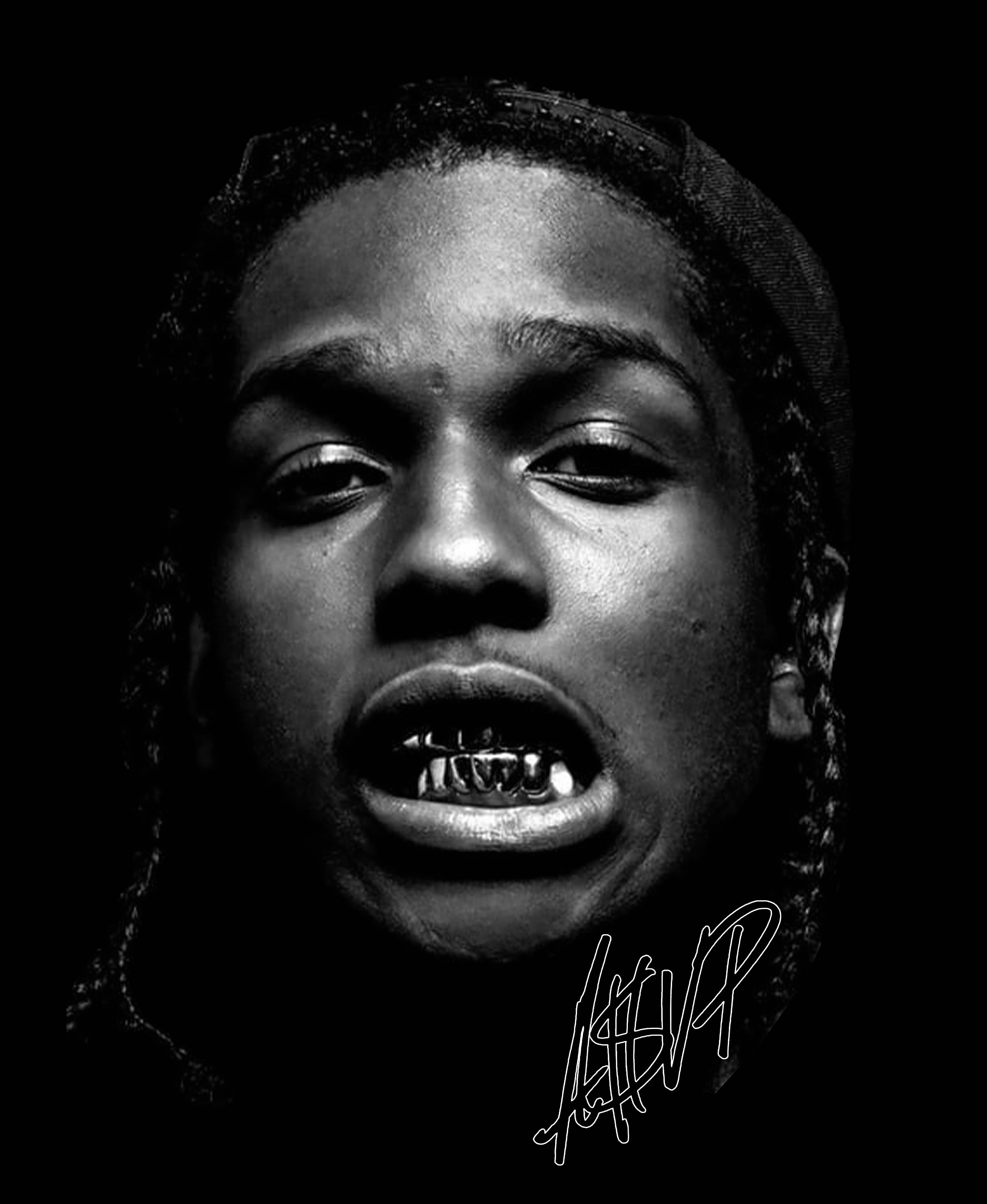 ASAP Rocky PNG | Rap Tee Concert Merch Kanye Thugger Slime Season ...