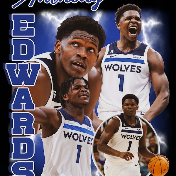 Anthony Edwards Png - Etsy