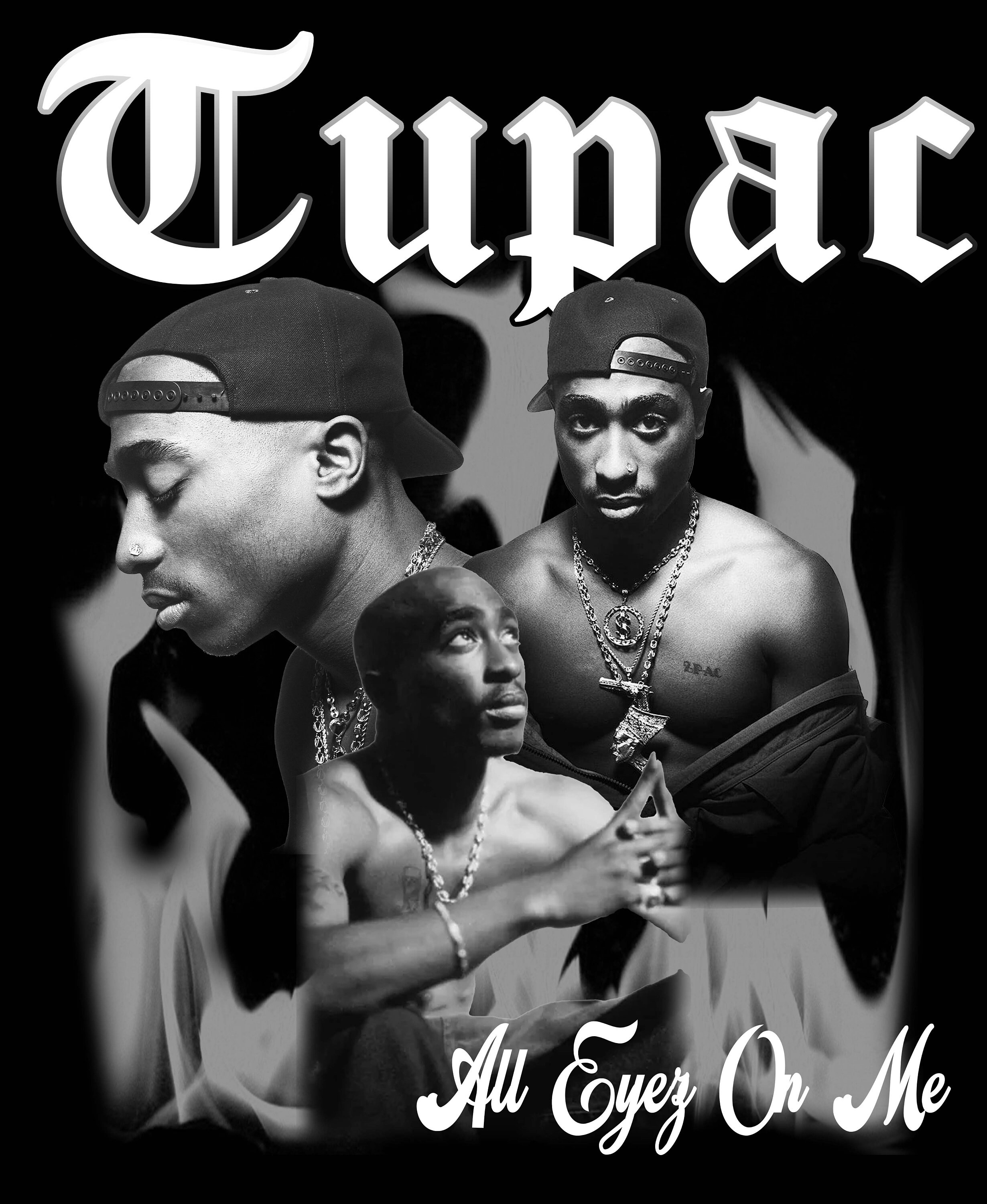 Tupac Shakur Png , Ready to Print, Printable Design, Hiphop Artist, 90s, Rapper, Rap Tee Design ...