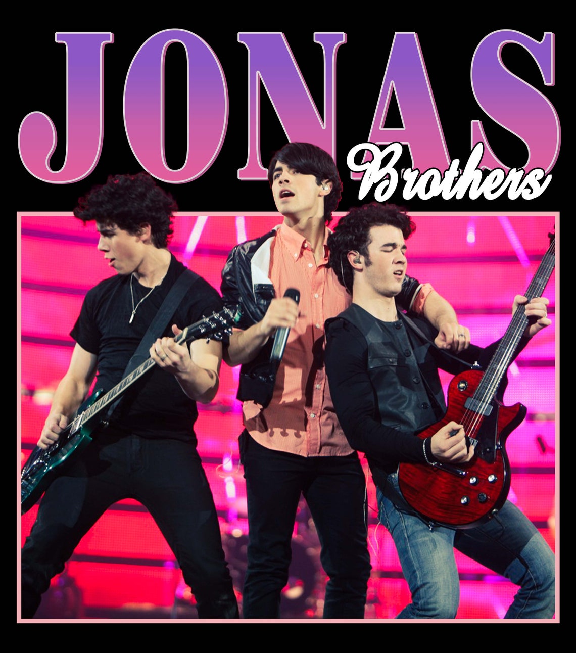 JONAS BROTHERS PNG Shirt Retro Joe Jonas Shirt Vintage Nick - Etsy
