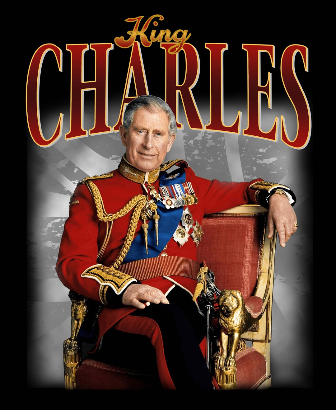 King Charles Png , King Charles Design, Ready to Print, Tee Design, 300 ...
