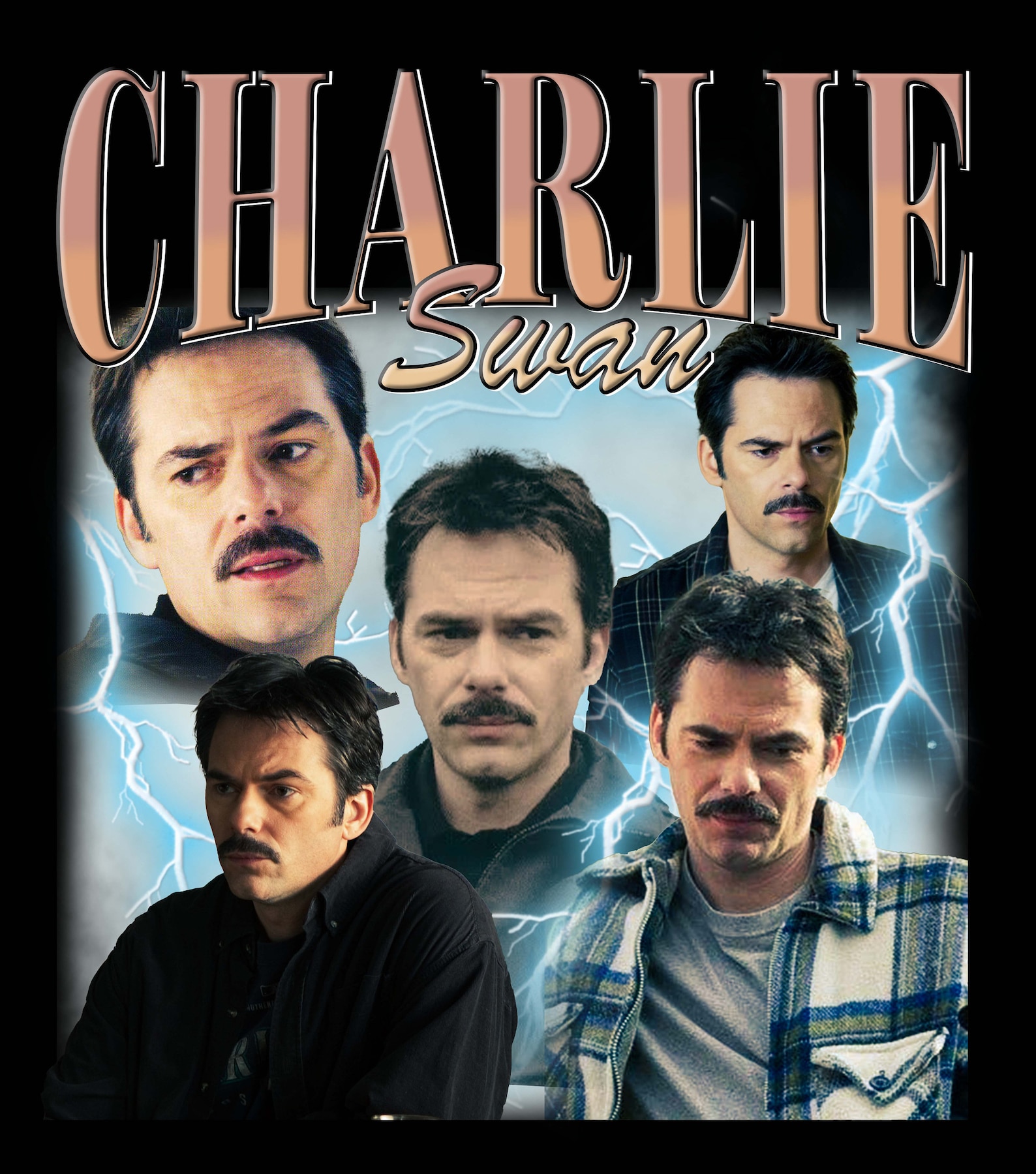 Charlie Swan T Shirt Design PNG Instant Download - Etsy UK