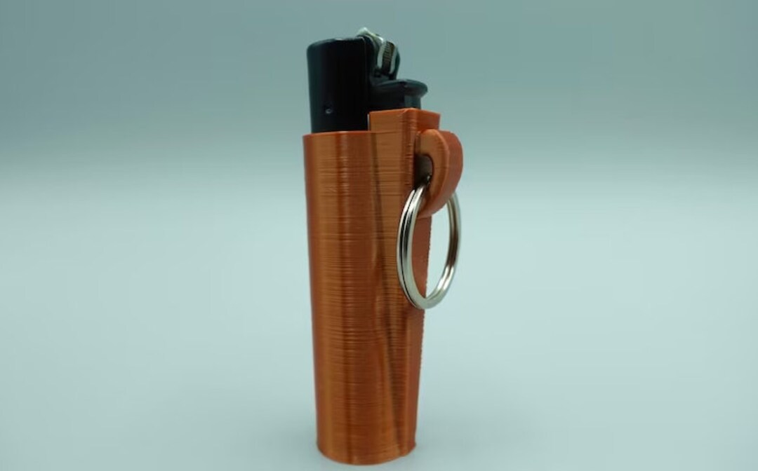 Clipper Lighter Keychain Case / Glow in the Dark Clipper Case / Lighter ...