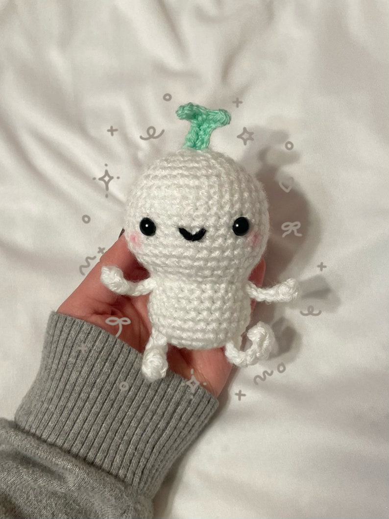 Crochet Baby Sprout | Cute, Tiny, Sprout Plant - Etsy