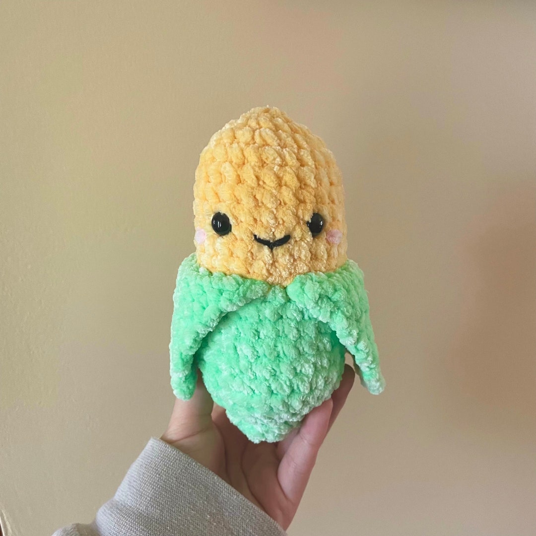 Crochet Corn Super Soft Squishy Crochet Corn Vegetable - Etsy