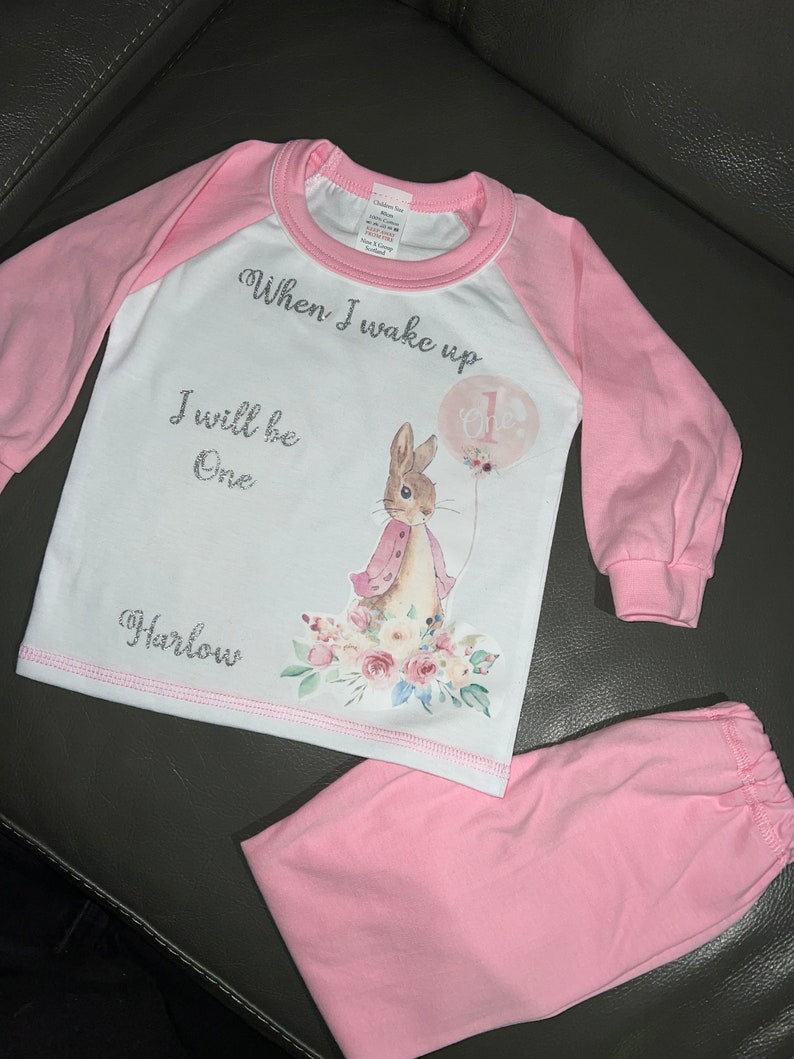 Flopsy 1st Birthday Pyjamas (peter Rabbit) - Etsy