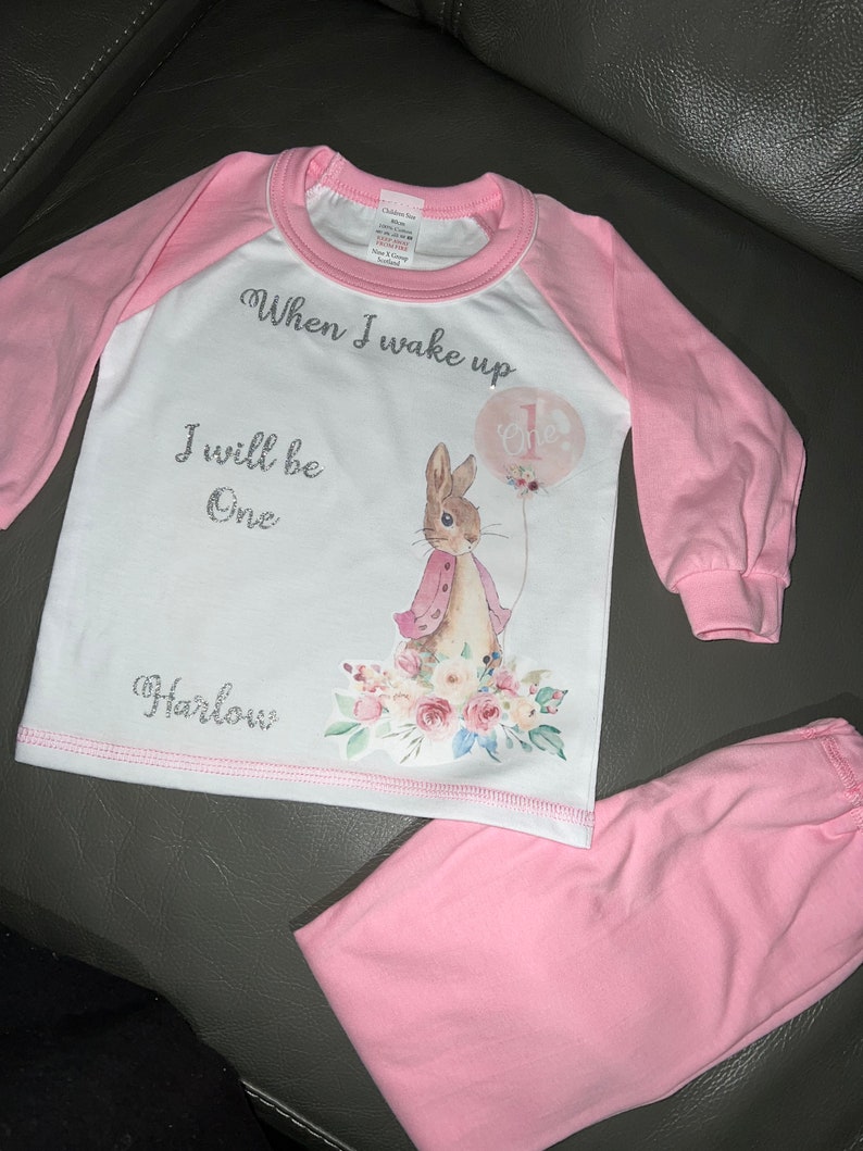Flopsy 1st Birthday Pyjamas (peter Rabbit) - Etsy