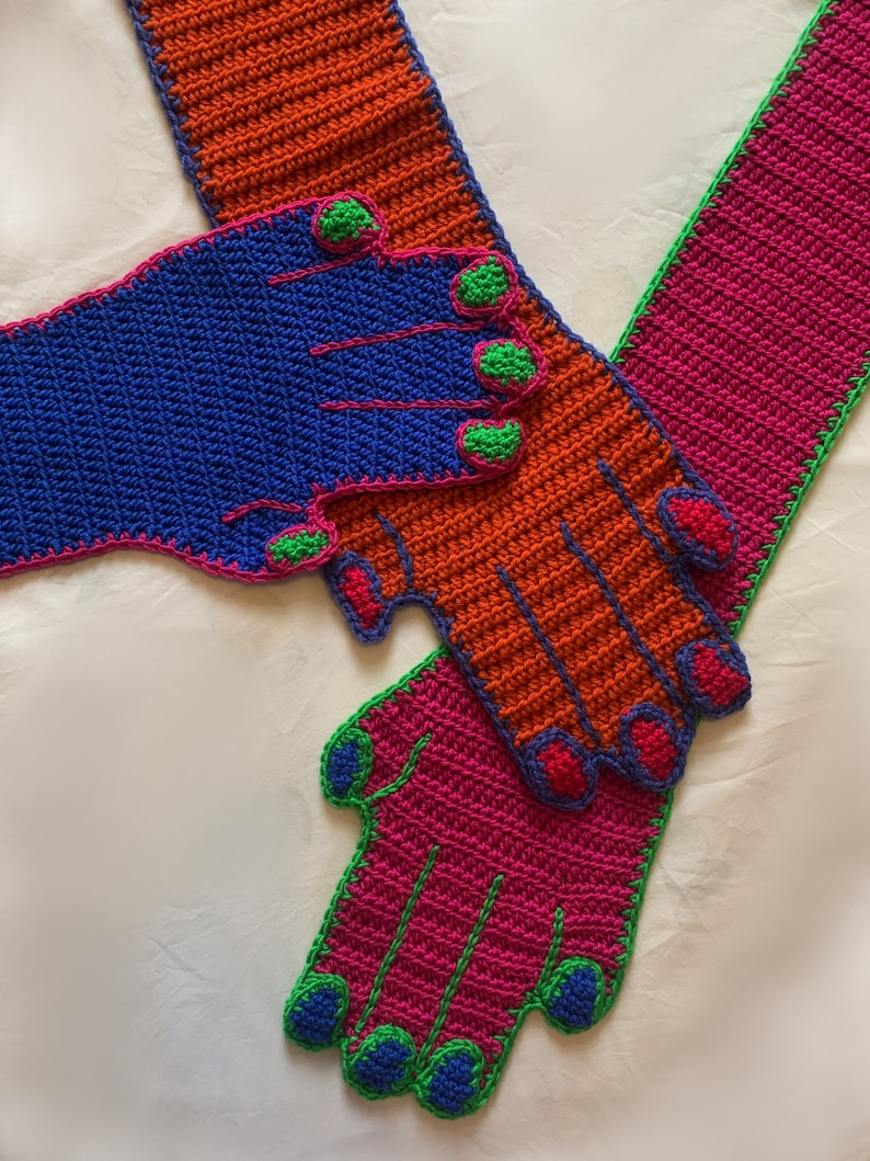 The Fold Around Scarf Crochet Pattern (instant Digital Download ...