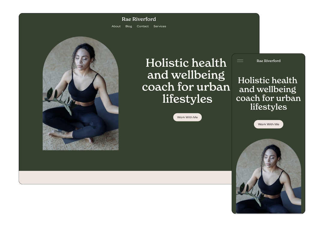 Rae Squarespace Website Template - Etsy