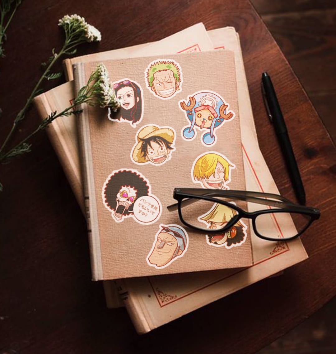 One Piece Anime Stickers Sheets - Etsy