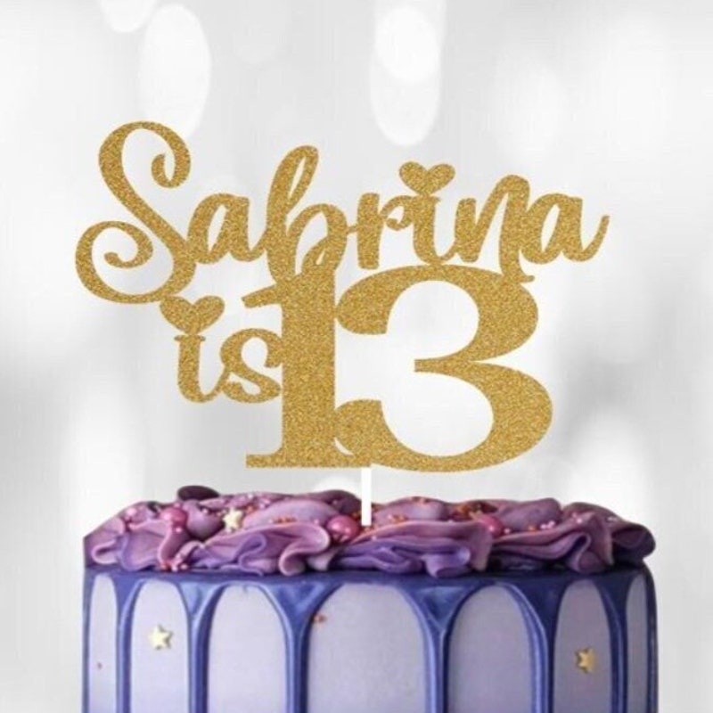 Birthday Cake Topper - Etsy